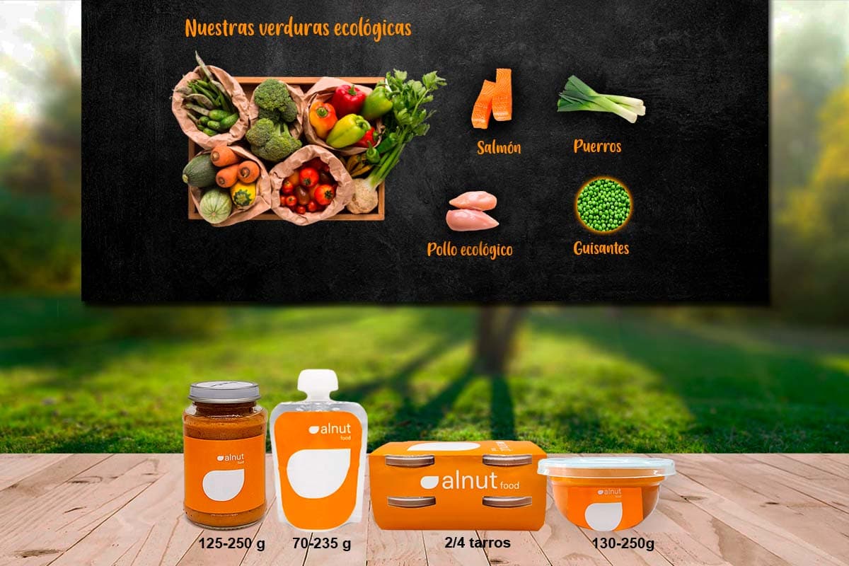 Purés Vegetales con proteínas - Alnut - Especialistas en Alimentación